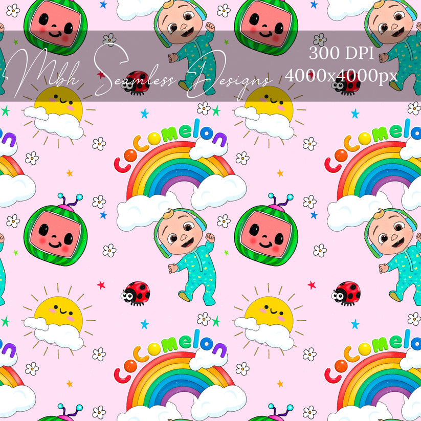 Coco Pink Seamless Pattern – MBH Seamless Designs